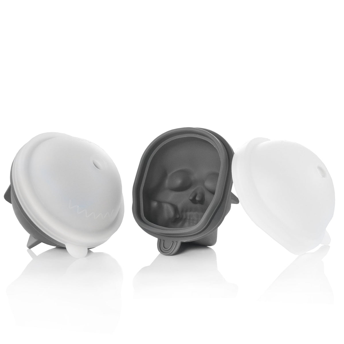 Shaped Extra Large 3D Skull & Sphere Ice Molds – Shaped Ice Molds